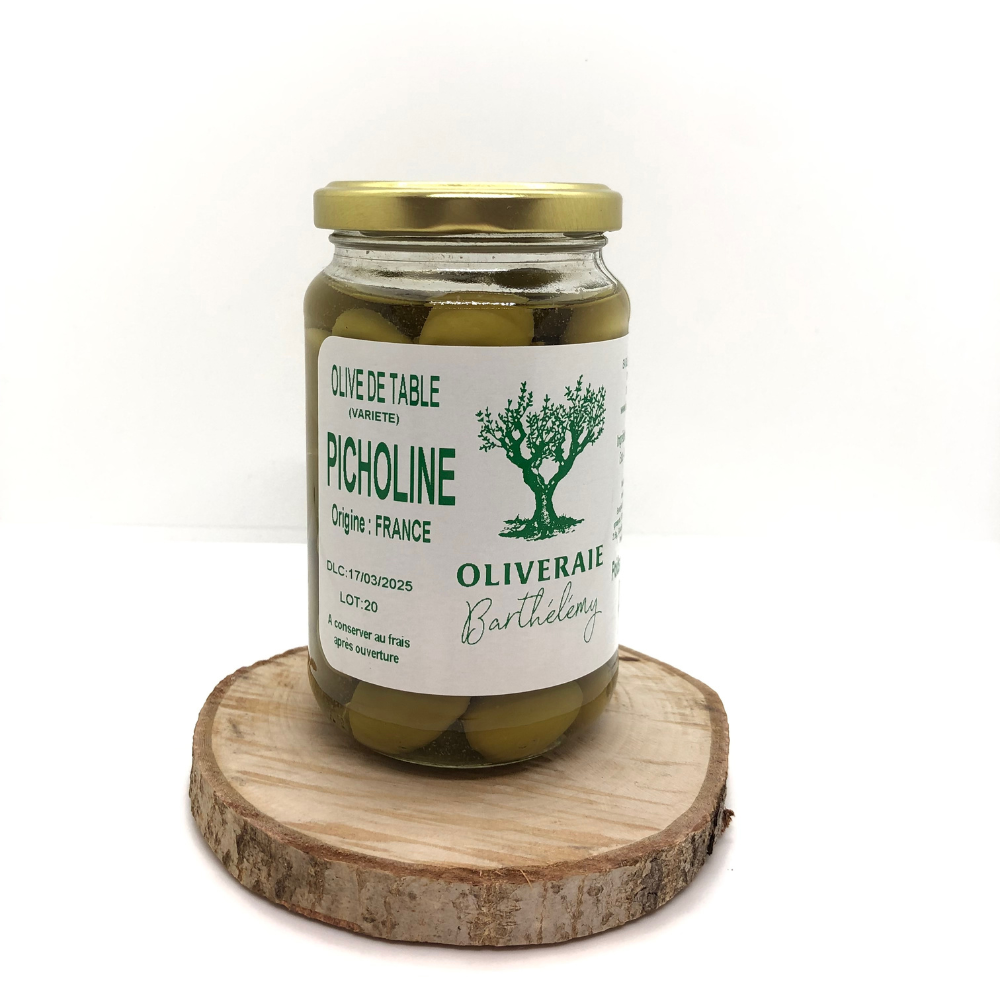 OLIVES PICHOLINE -200g-Fermes&croquantes producteur 34-1